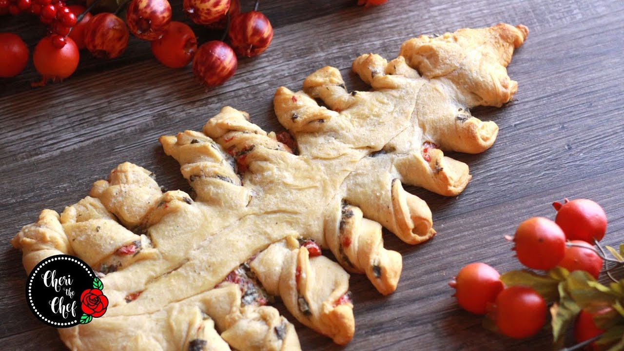 Crescent Roll Christmas Tree | Only 2 Ingredients Needed! - YouTube