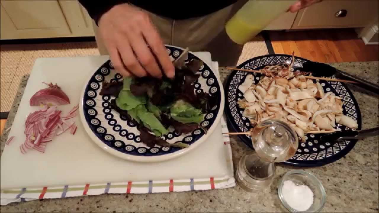 How to Cook Grilled Squid - Episode 50 - YouTube