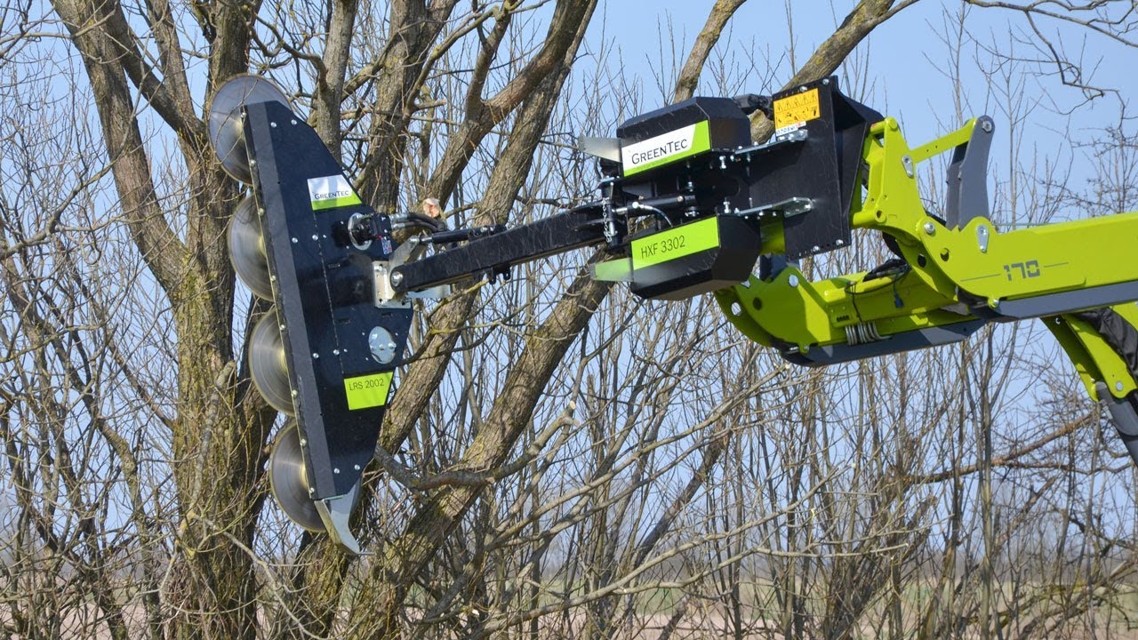 Hedge Cutter Attachment For Front Loader | GreenTec HXF 3302 & LRS 2002 ...