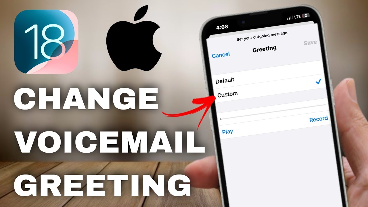 How to Change Voicemail Greeting on iPhone - Quick Guide - YouTube