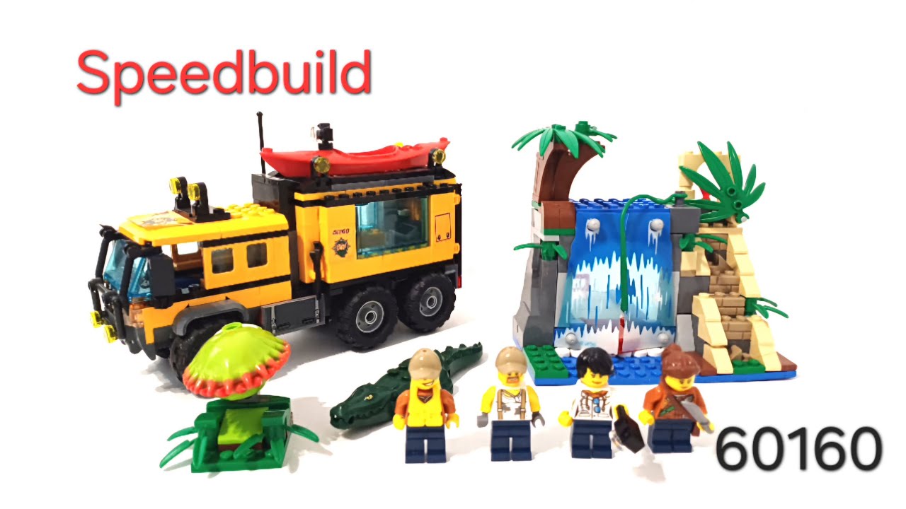 Lego city 60160 Mobiles Dschungellabor (speedbuild) - YouTube