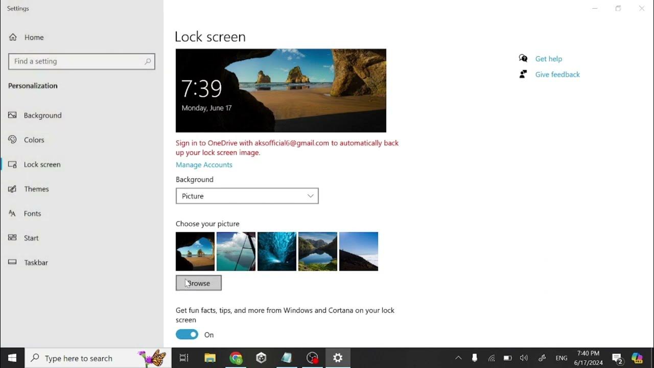 How To Change Lock Screen Wallpaper In Laptop Or PC - How To Easily - YouTube