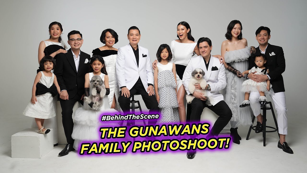 THE GUNAWANS FAMILY PHOTOSHOOT! #Vlog - YouTube