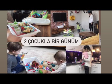 2 çocukla 1 günüm nasıl geçiyor // 2 çocuk 1 anne // anne olmak //