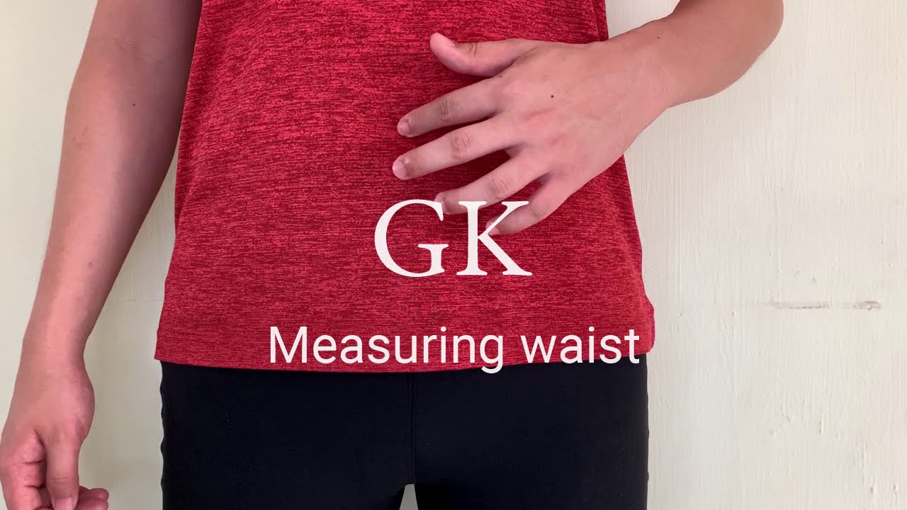 How to measure waist - YouTube