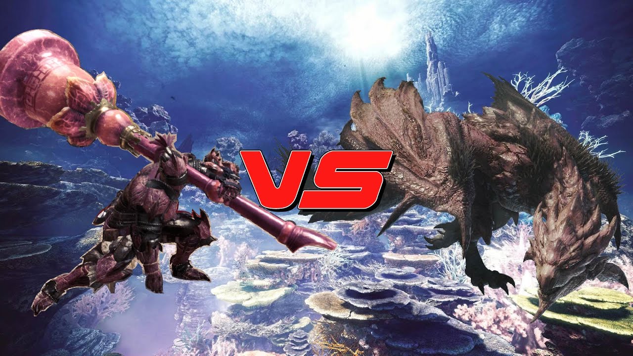 MHWI - Pink Hunter VS Pink Rathian - YouTube