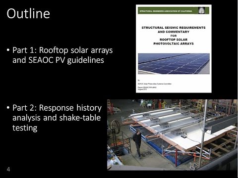 Seismic Design of Solar Arrays on Flat Roofs - YouTube