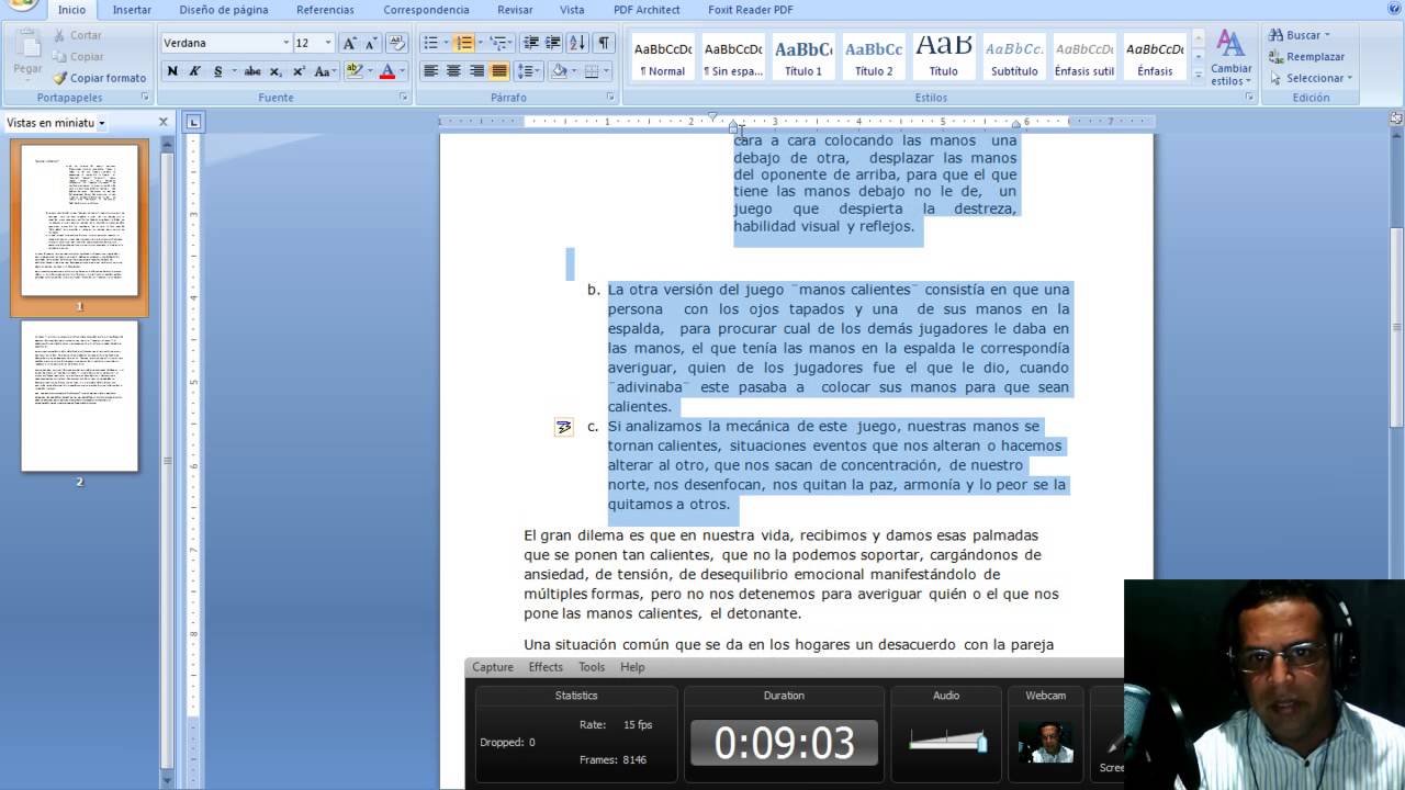 Formato de los Párrafos, viñetas y configuración de páginas en word ...
