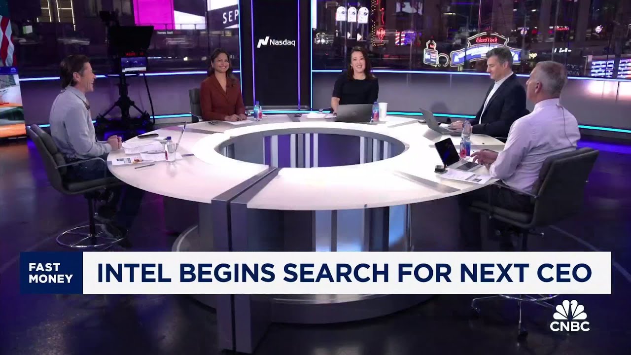 The 'Fast Money' traders talk what's ahead for Intel - YouTube