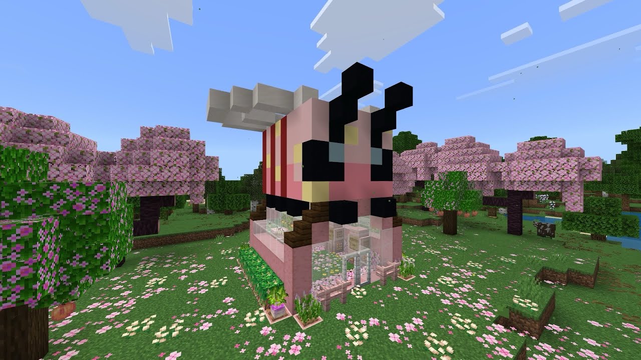 Bee enclosure 🐝🌷 (Minecraft) tutorial - YouTube