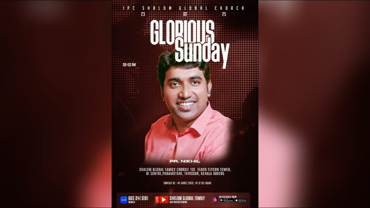 🟥 LIVE - GLORIOUS SUNDAY || PR. NIKHIL || 23 / 02 / 25 - YouTube
