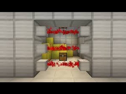 Minecraft Kaip padaryti lazerines duris - YouTube