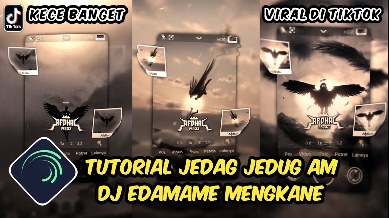 Tutorial Jedag Jedug Alight Motion DJ Edamame Mengkane - YouTube