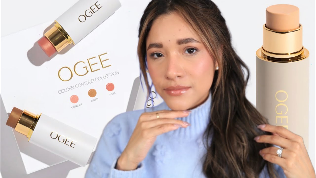 TESTING OUT OGEE MAKEUP | Complexion stick + Contour Collection + Wear ...