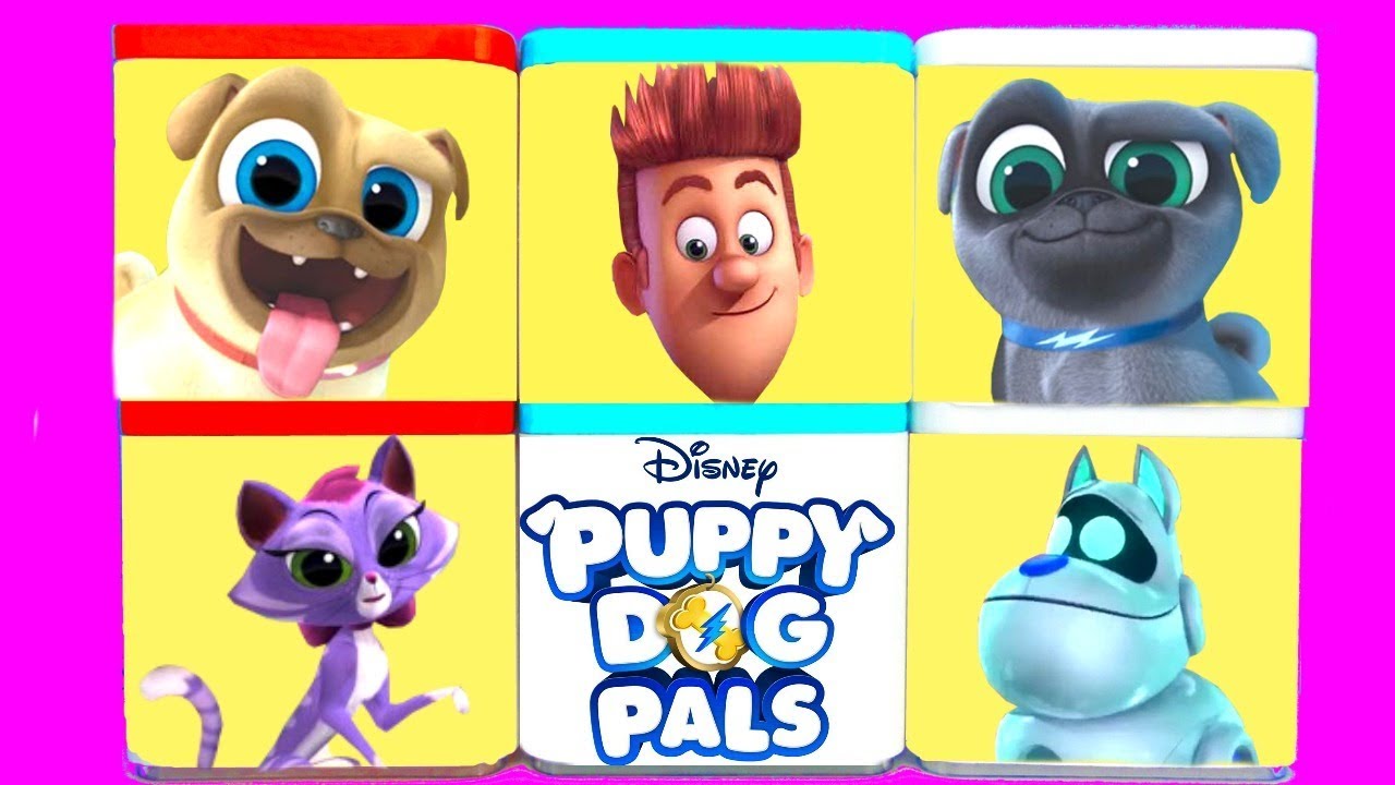 Disney Jr. PUPPY DOG PALS, Rolly, Bingo, Hissy, ARF, GUMBALL Toy ...