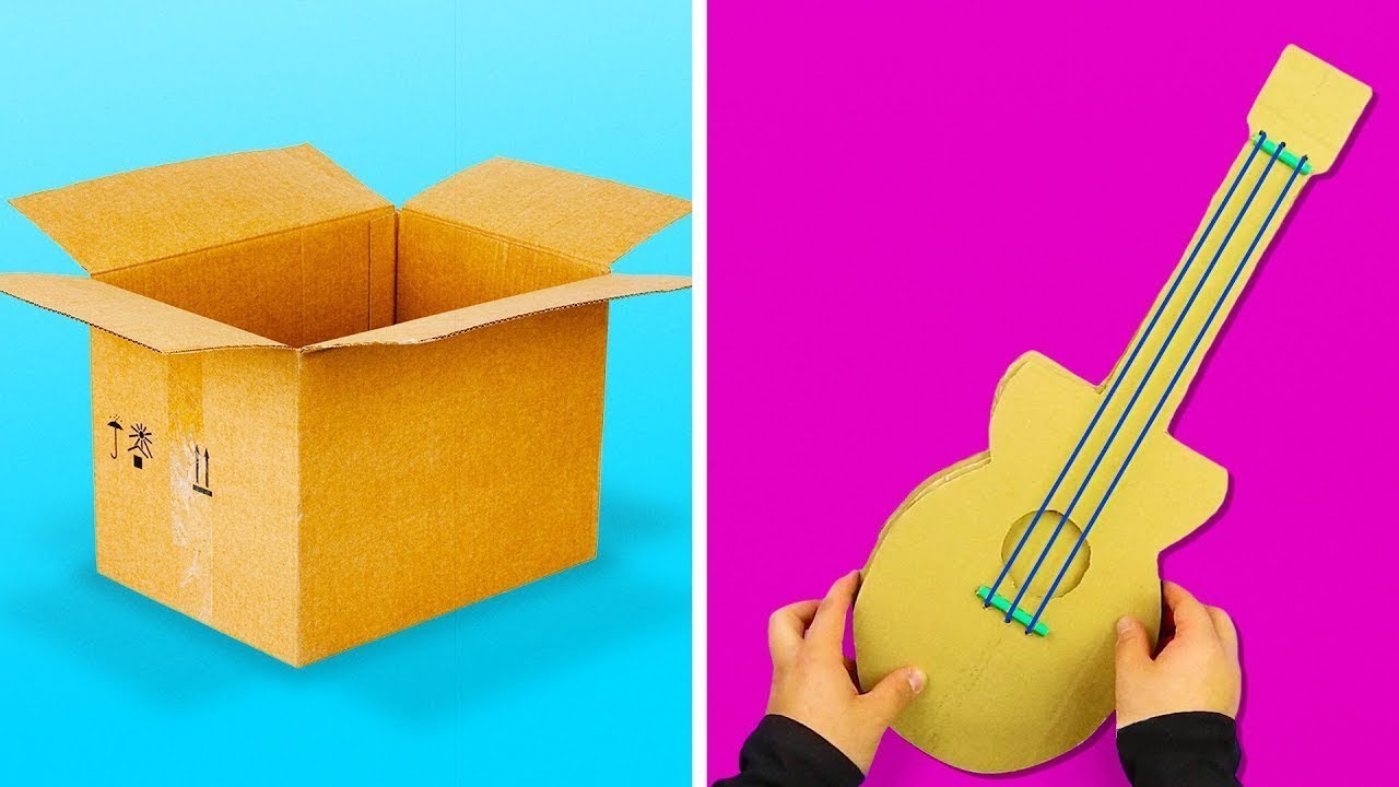 13 MANUALIDADES DIVERTIDAS Y SIMPLES QUE PUEDES HACER CON CARTÓN - YouTube