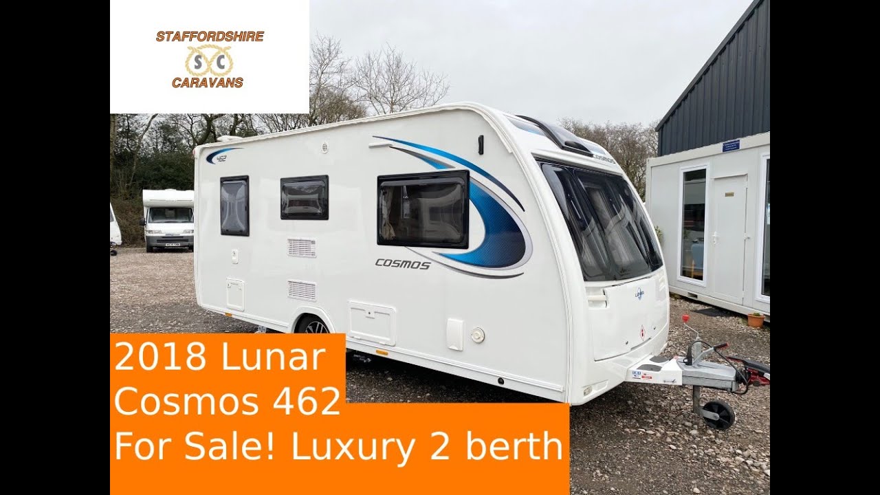 2018 Lunar Cosmos 462 Two berth caravan for sale - YouTube