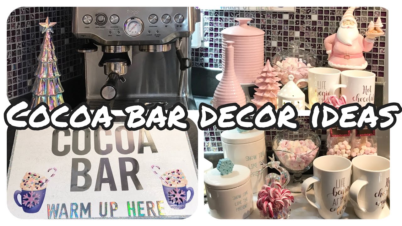 Cocoa Bar Decor Ideas | Cocoa Bar Sign DIY | Hot Cocoa Bar | Coffee Bar ...