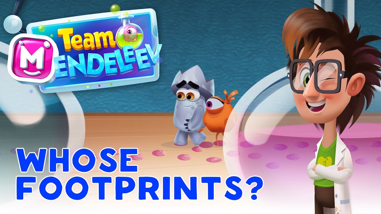 Team Mendeleev: Whose Footprints 🐾 Episode 1 | Educational cartoons For ...