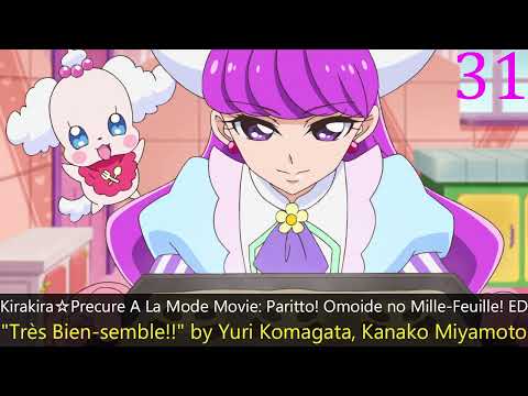 My Top 40 Anime Movie/OVA Openings and Endings of 2017 (Reupload)