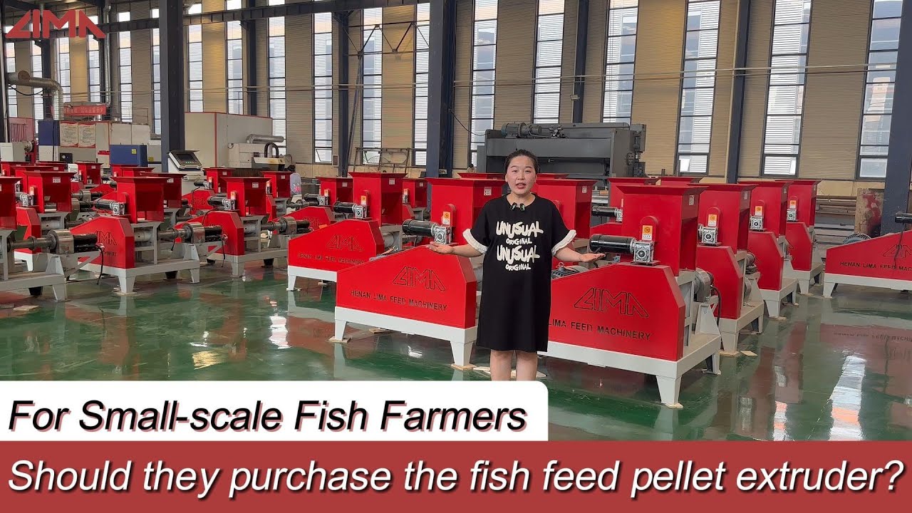 For Small-scale Fish Farmers, should they purchase the fish feed pellet ...