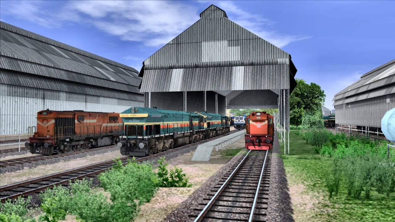 Shunting DUTY In NEW Guwahati diesel loco shed | Indian Railways train ...