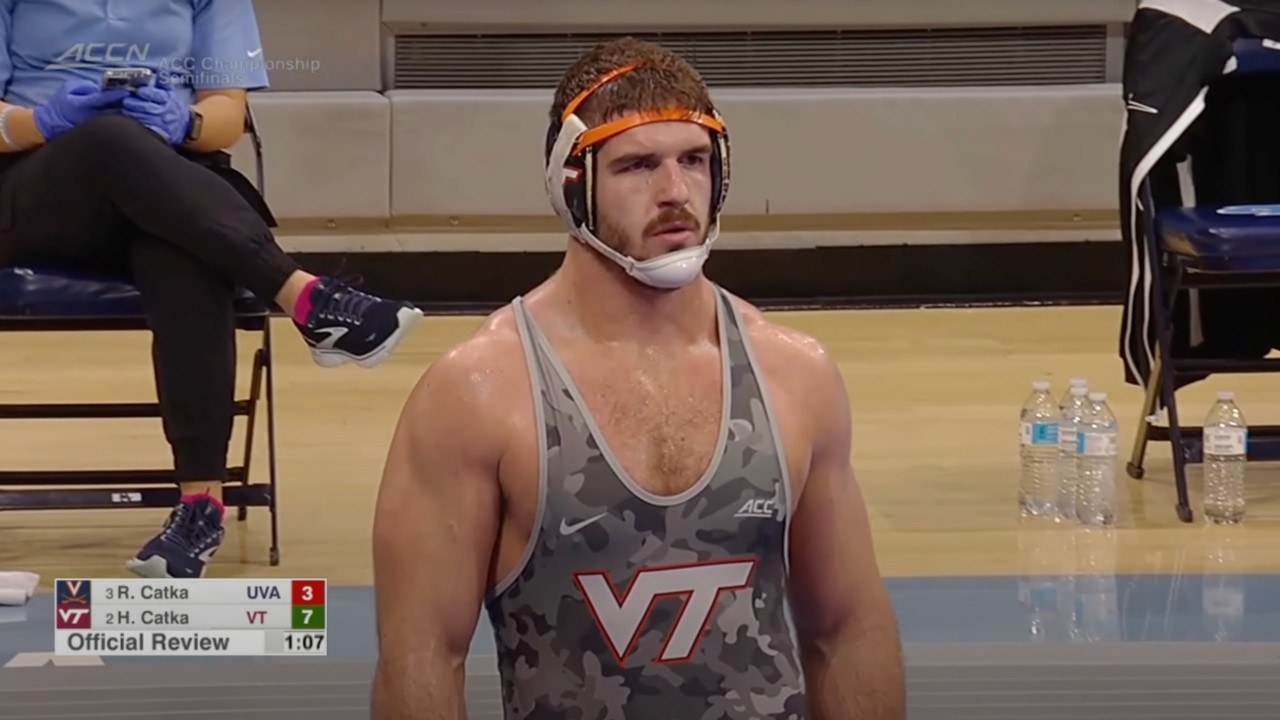 HWT Hunter Catka (Virginia Tech) vs Ryan Catka (Virginia) - YouTube
