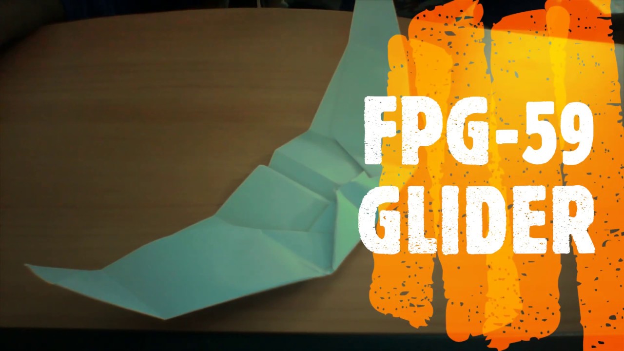 FPG 59 Glider (Fully Programmed on Ground) -59 it flies - YouTube