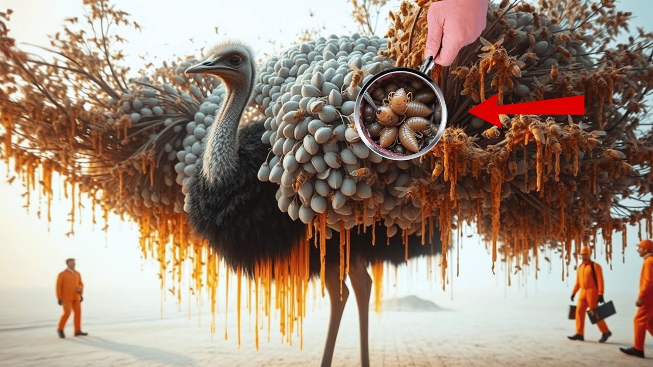 Rescue Team Saves Ostrich Covered in Bee & Ticks!| Animal rescue - YouTube