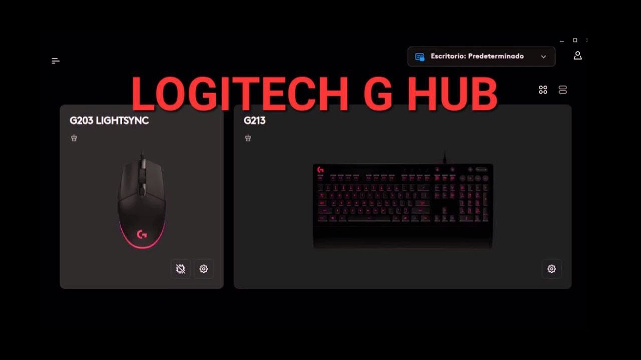 Logitech G HUB Como usar - YouTube