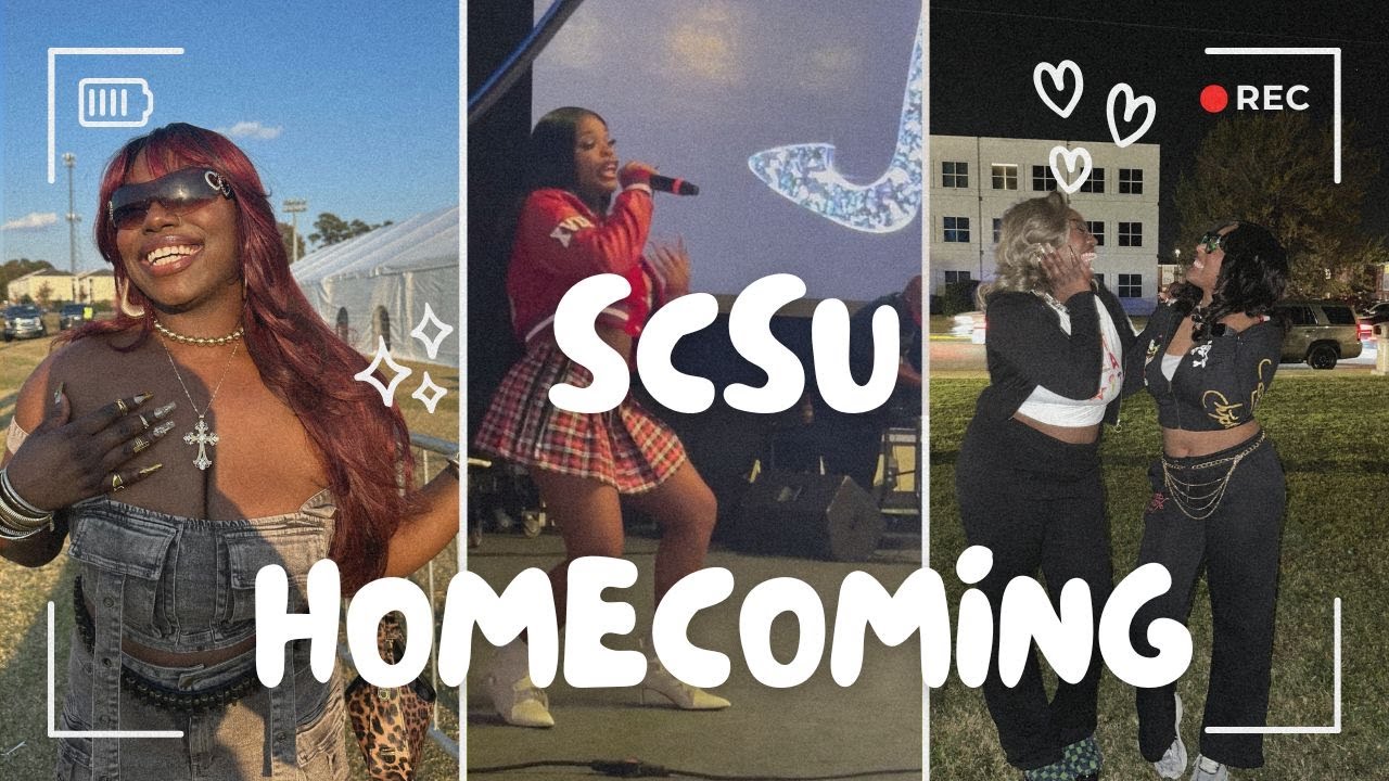 SCSU HOMECOMING 2024| AIRBNB TOUR| FIT CHECK| CONCERT + MORE - YouTube