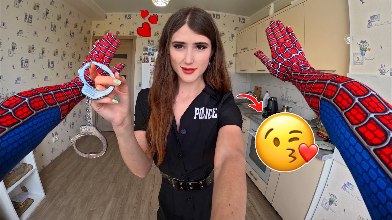 CRAZY POLICE GIRL WILL NOT LEAVE SPIDER-MAN ALONE (Parkour POV Love Best) ⁠@Celpan - YouTube