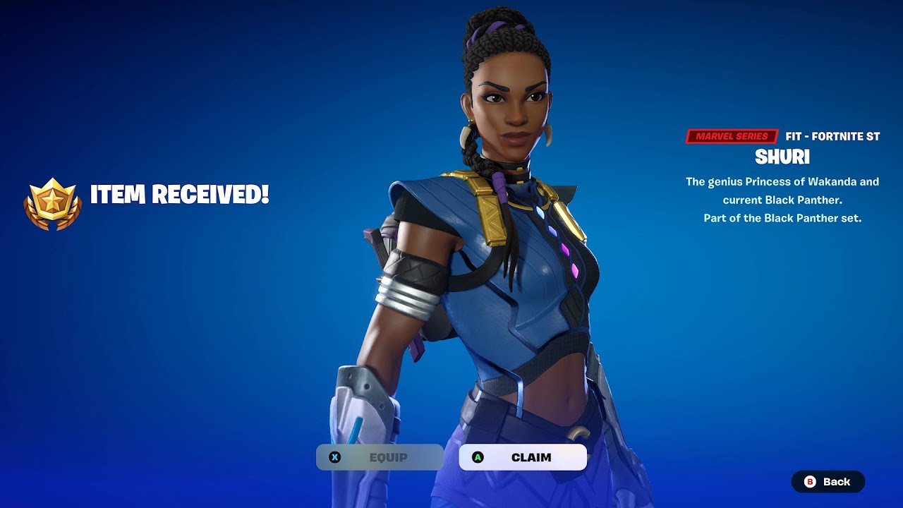 FORTNITE SHURI UNLOCKED - YouTube