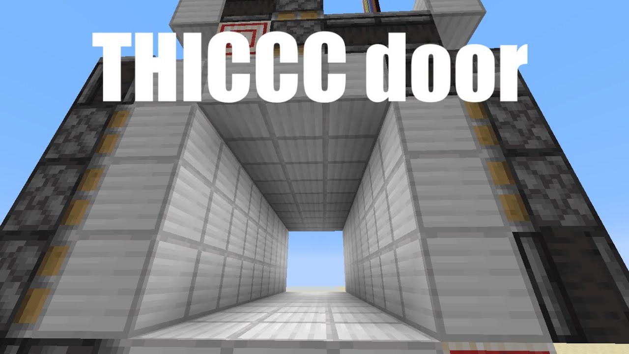 Smallest tillable 3x3 piston door in Minecraft 1.16 - YouTube