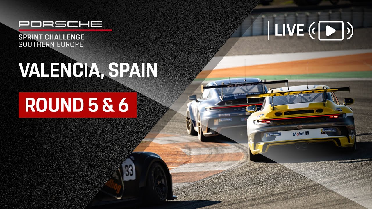 Valencia Round 5 & 6 | Porsche Sprint Challenge Southern Europe - YouTube
