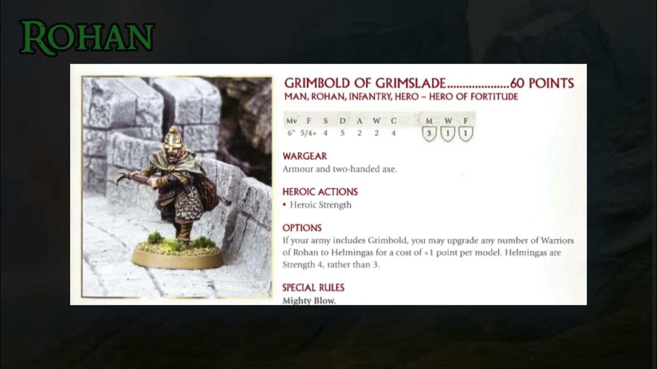 MESBG ARMY FOCUS PART 5 ROHAN & WILDMEN OF DRÚADAN MIDDLE EARTH STRATEGY BATTLE GAME - YouTube