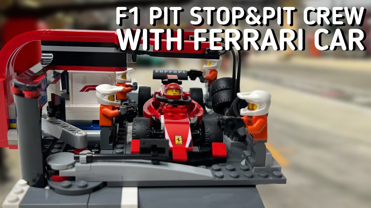 LEGO F1 - Pit Stop&Pit Crew with Ferrari Car. Speed Building🏎️ - YouTube