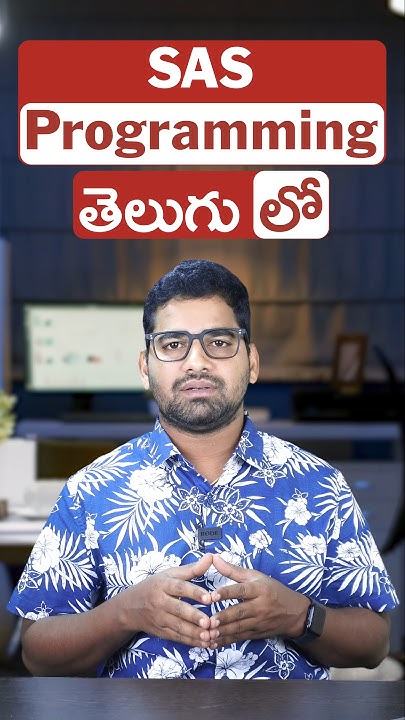 SAS Programming Training In Telugu [తెలుగు లో] #sasprogramming - YouTube