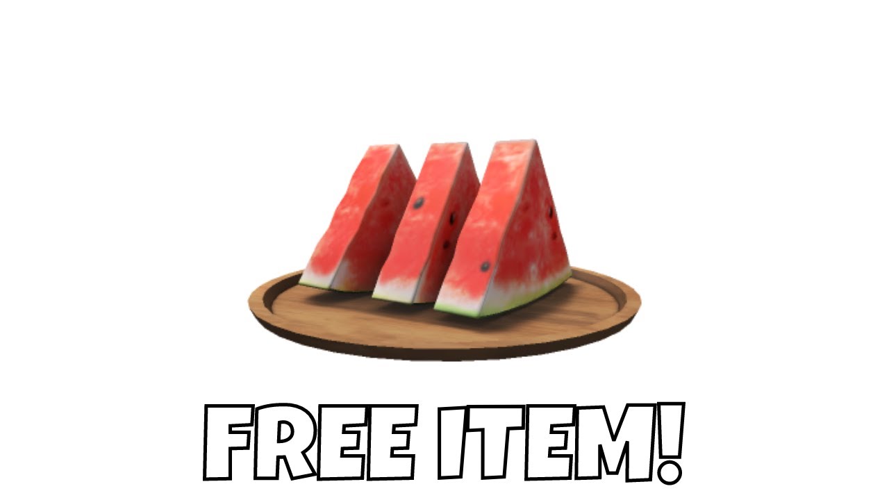 [FREE ITEM] How to get WATERMELON SLICES! | Roblox - YouTube