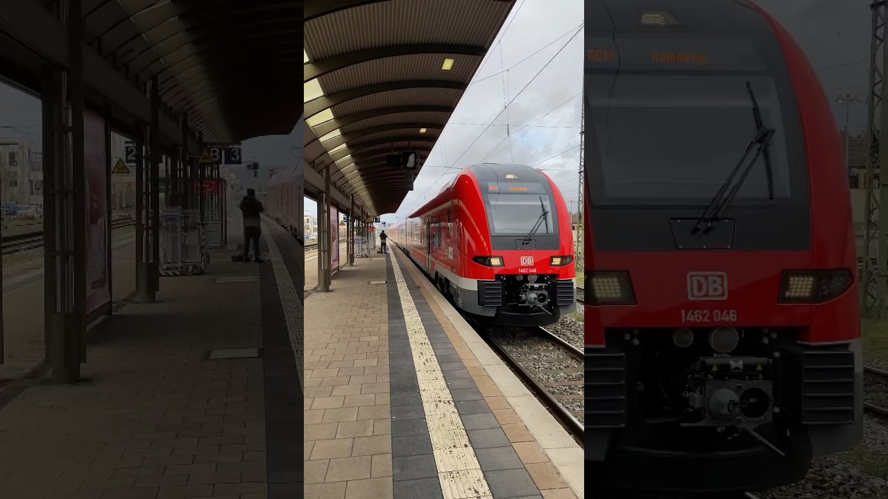 Der brandneue🔥DB Siemens Desiro HC Br 1462 vom FTX fährt als RE14 von ...