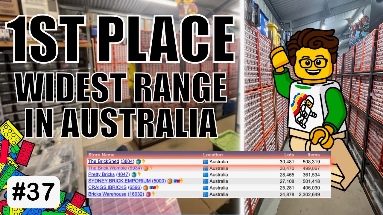 🎉WE DID IT!!! 🇦🇺Australia's Widest Range Of LEGO Parts - Fulltime ...