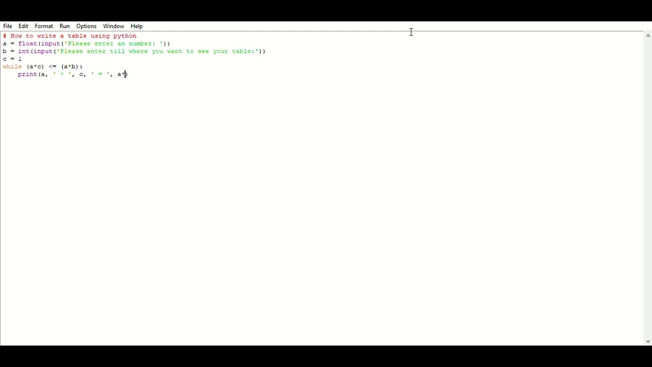 Python Code For Beginners For Table Output Link In Descriptions Python Code For Beginners For Table Output Link In Descriptions