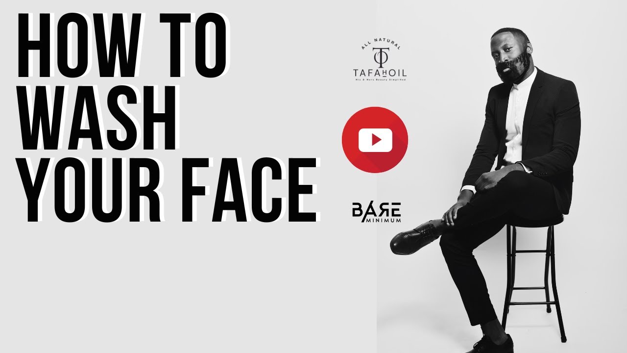 How to wash your face properly - YouTube