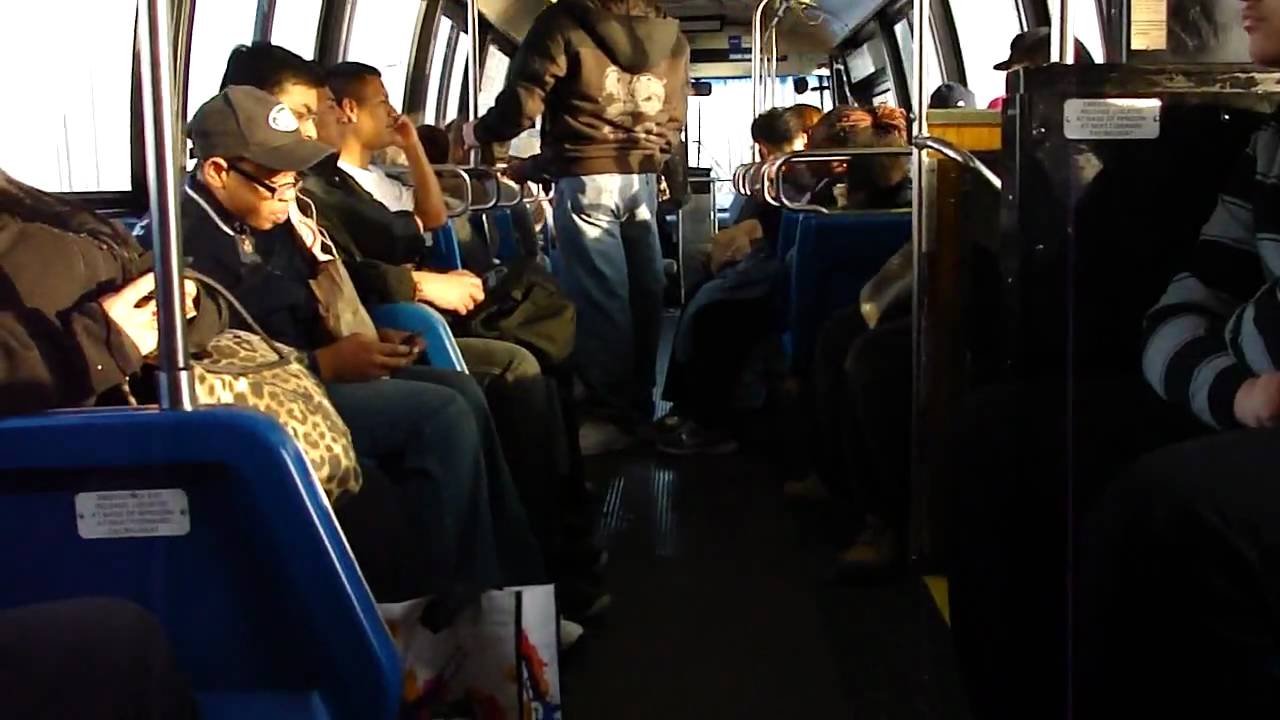 Riding inside of the RTS NovaBus #8938 MTA Bus Company QBx1 Local Bus ...