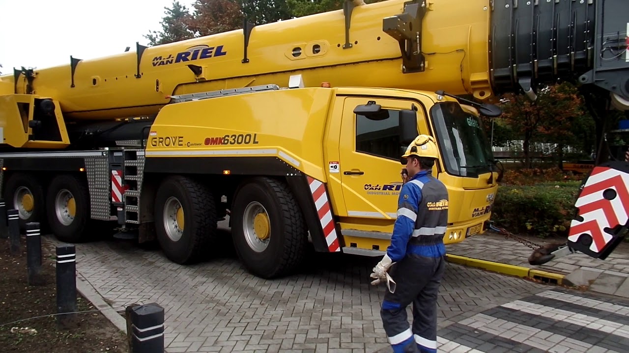 GROVE GMK6300 L VERKASSEN - YouTube