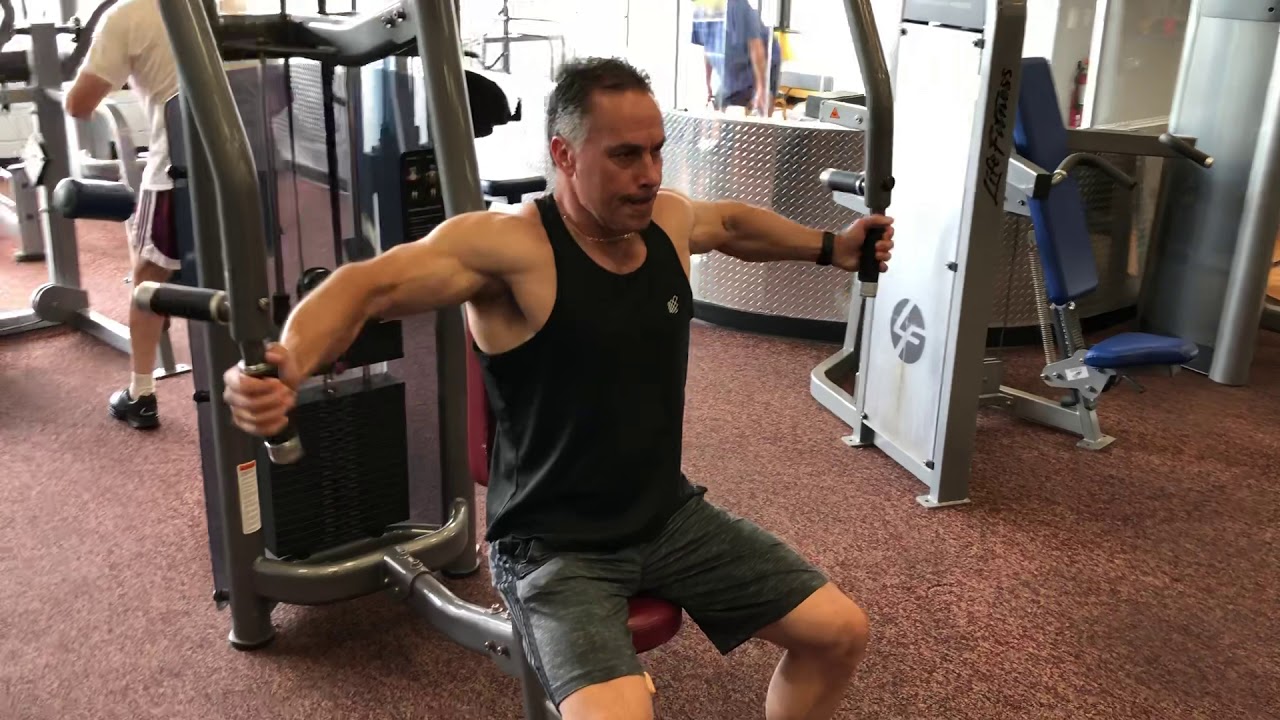 Chest Pec Dec Machine Matrix - YouTube