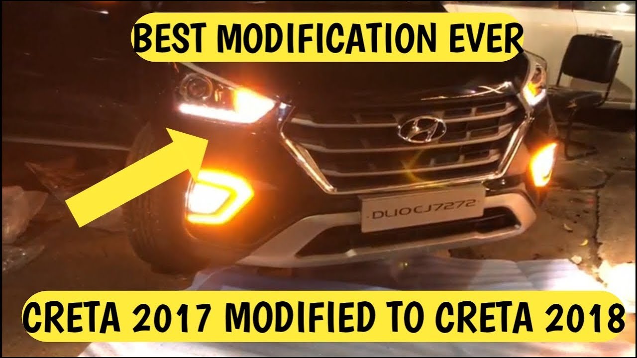 Modified Old Creta to New Creta 2020 | Headlamps | Interior | Led ...