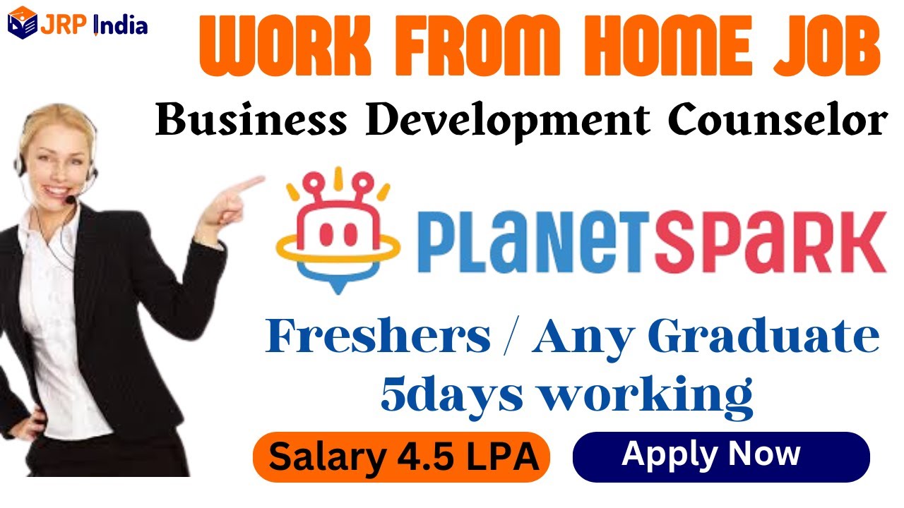 Planet Spark Hiring 2024 Work From Home Jobs | Online Job at Home ...