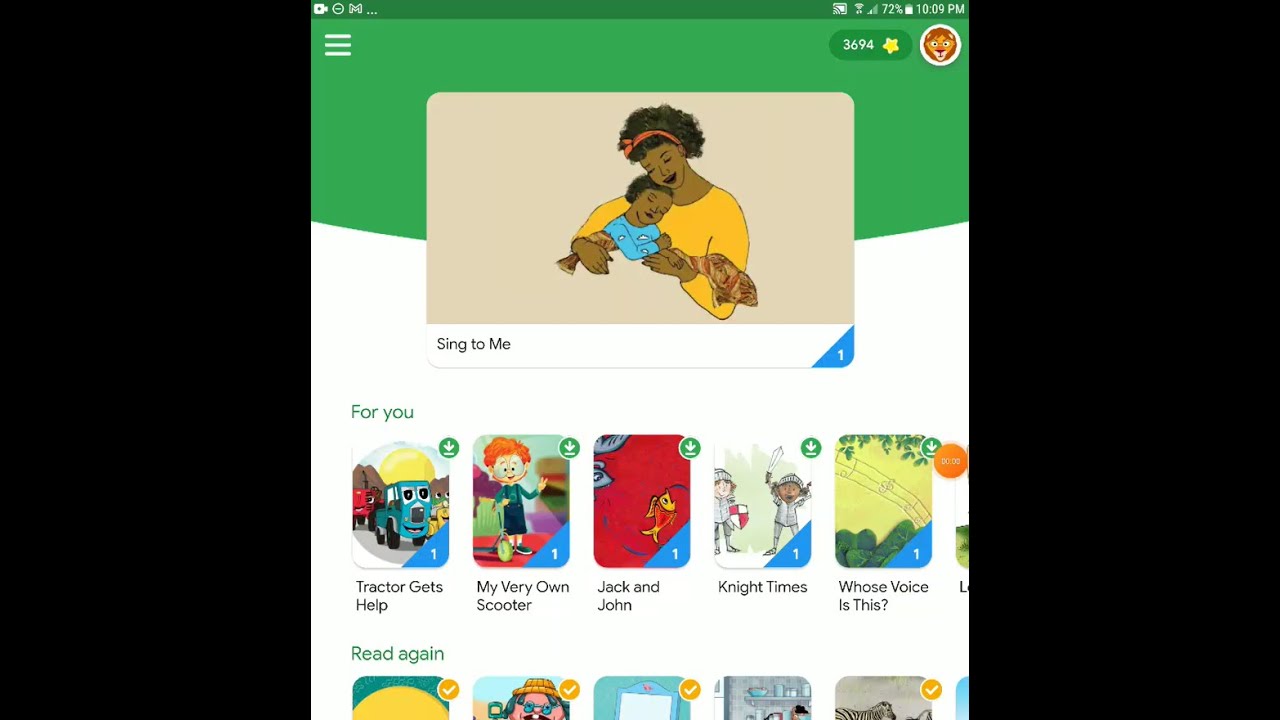 Light's Reading Time with the Google Read-Along App - YouTube