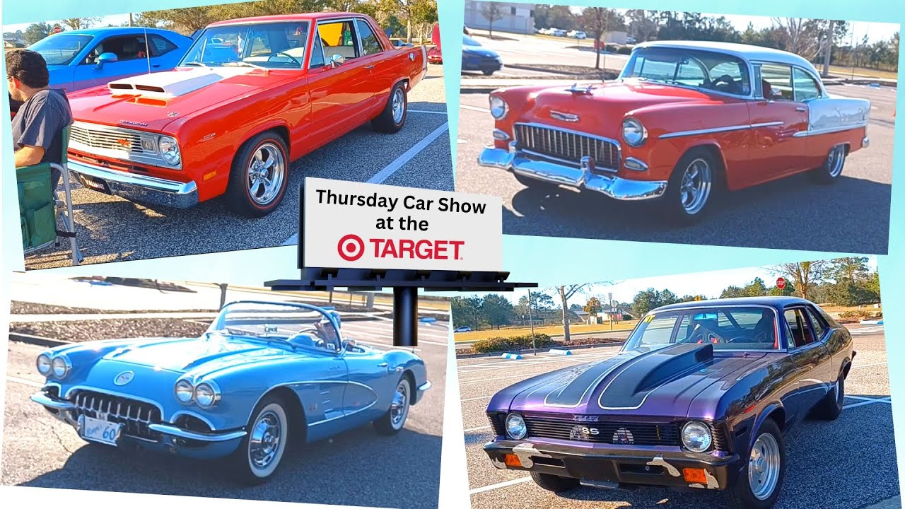 Thursday Car show at the Target 1 12 23 - YouTube